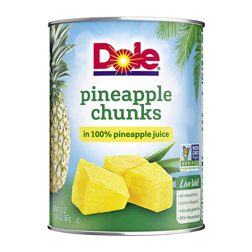Dole Pineapple Chunks Non GMO 20 oz – Beneprice Market